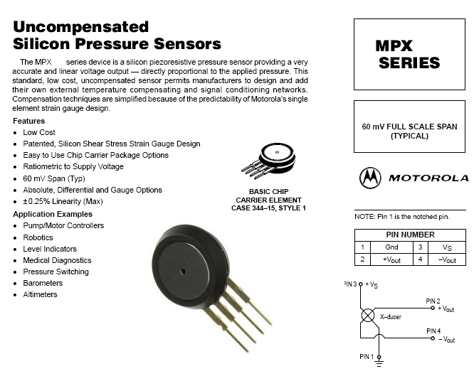 Sensores de presión - GM Electrónica - Argentina
